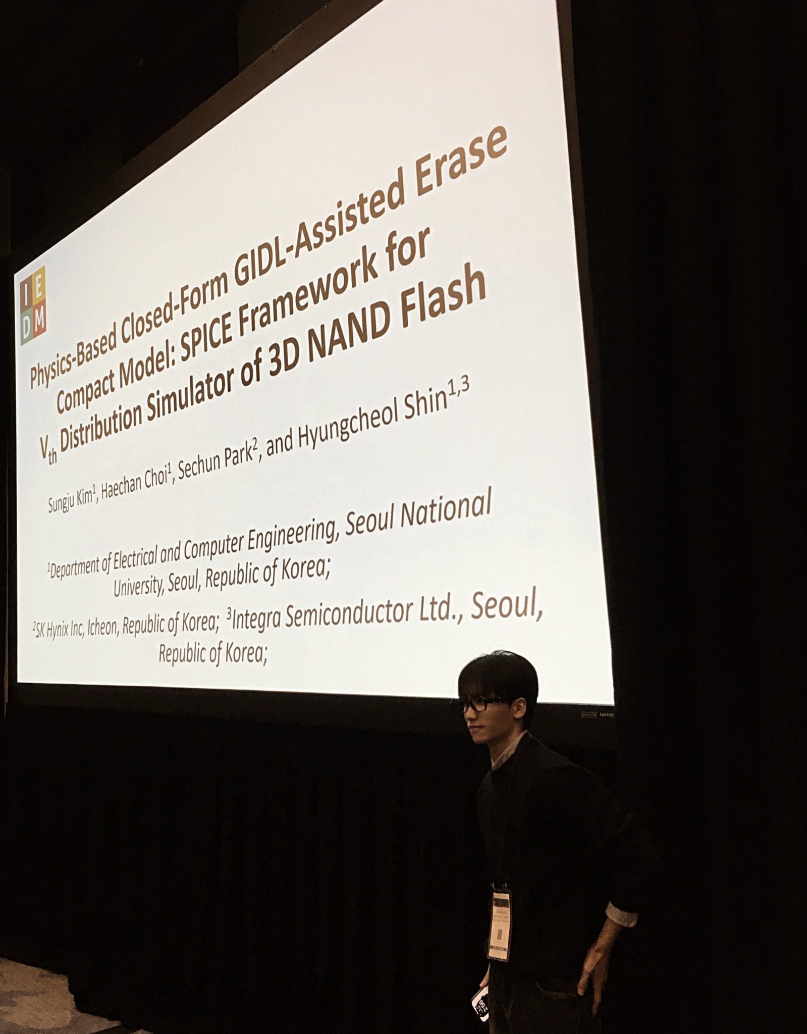 (2025) IEDM conference in San Francisco – DRL