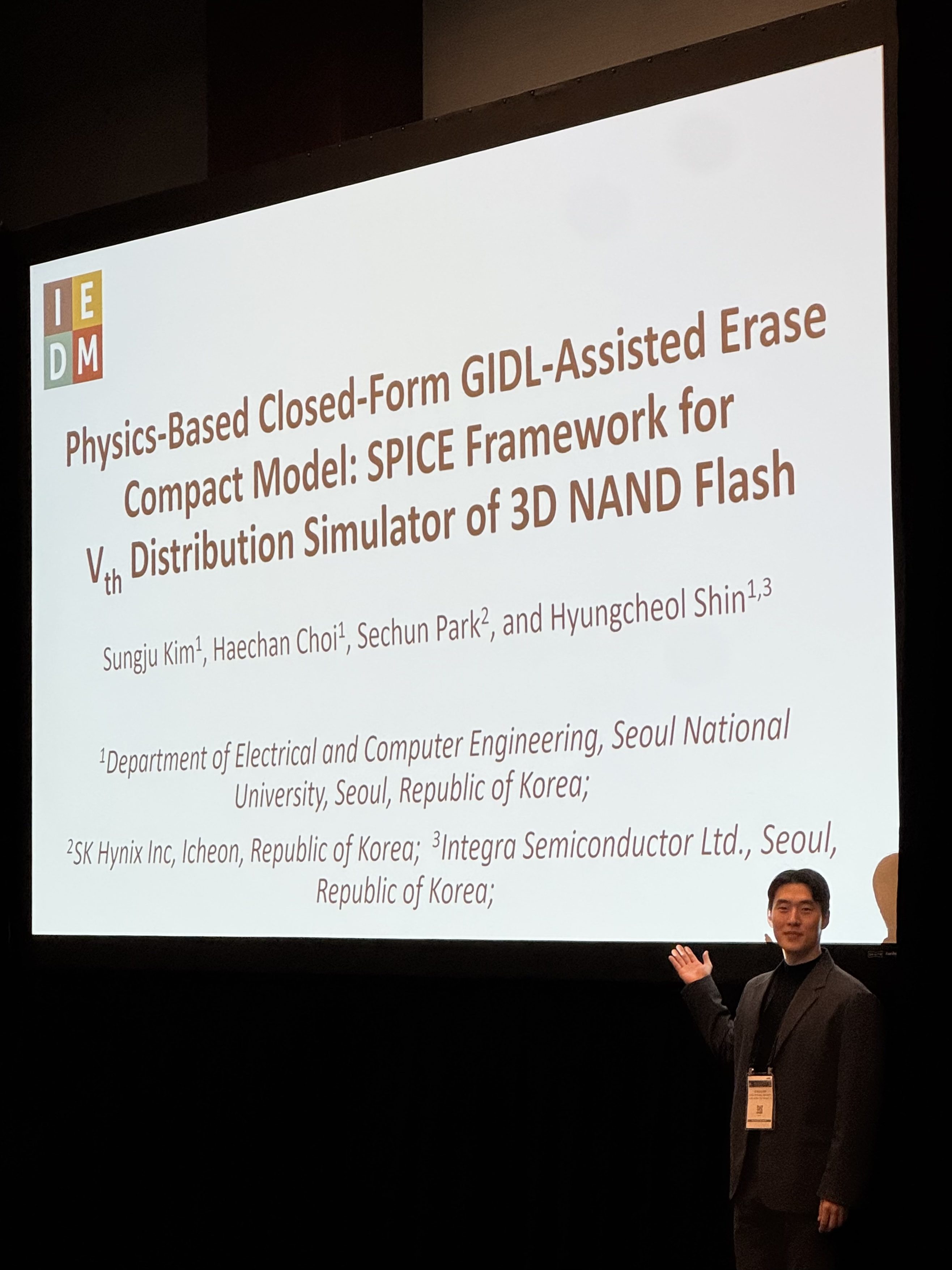 (2025) IEDM conference in San Francisco – DRL